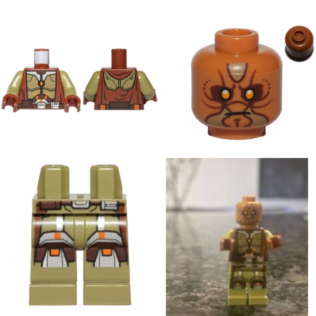 LEGO | MINIFIGURE | INCOMPLETE | PRELOVED | Jedi Knight [sw0500 ...